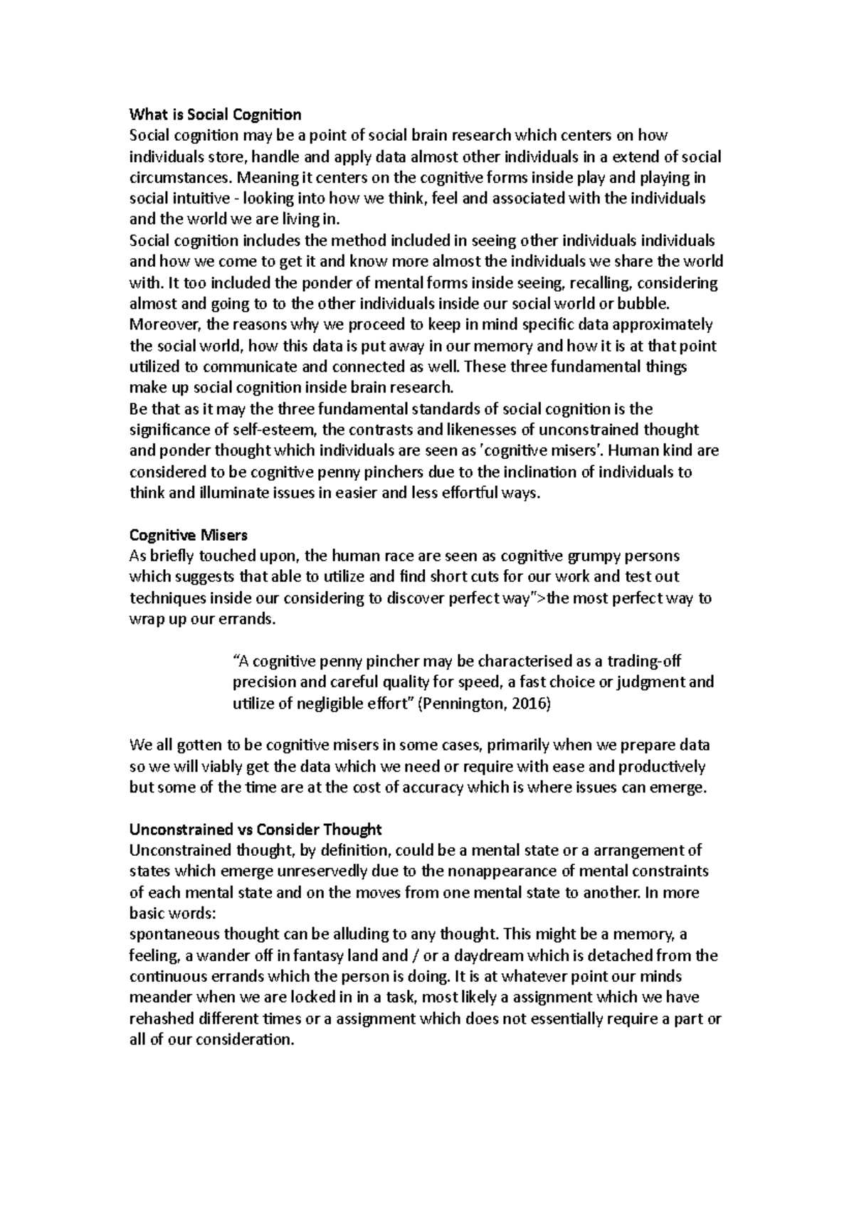 What is Social Cognition - What is Social Cognition Social cognition ...