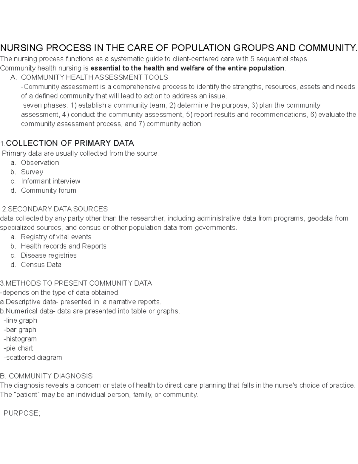 Untitled document - care of elderly - NURSING PROCESS IN THE CARE OF ...
