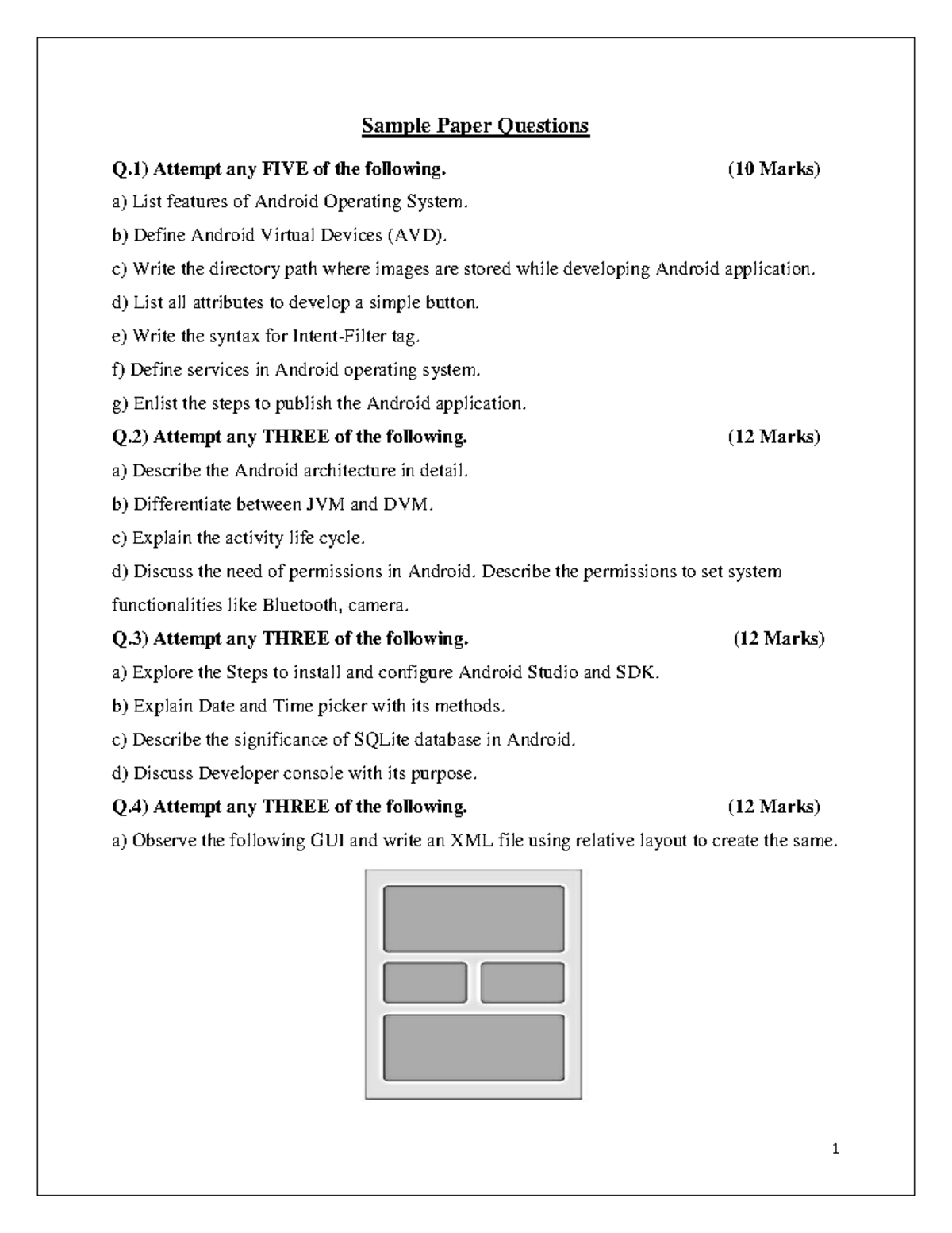 581533079 Sample Paper Solved MAD 22617 - Sample Paper Questions Q ...