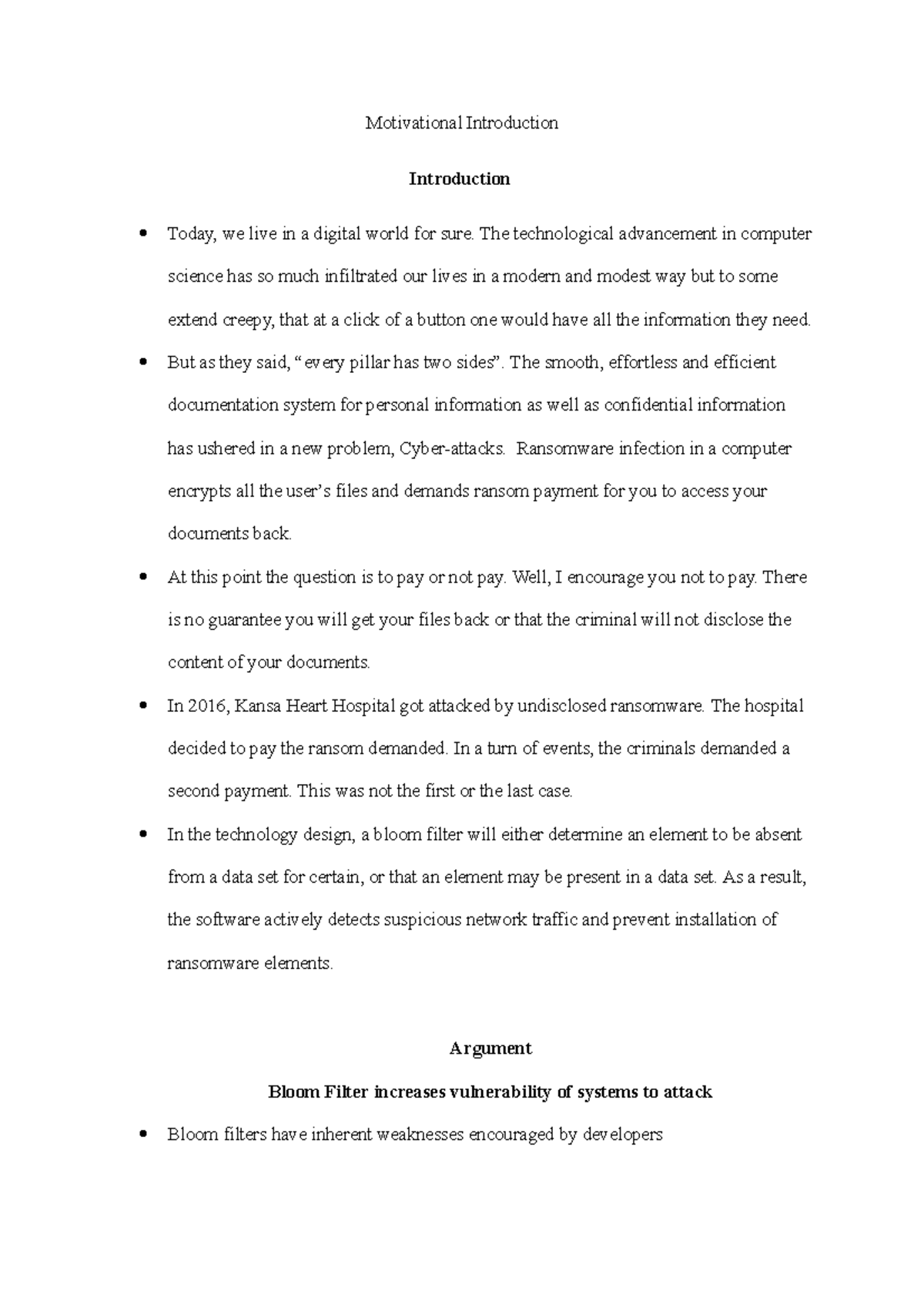 psychology in the field - Motivational Introduction Introduction Today ...