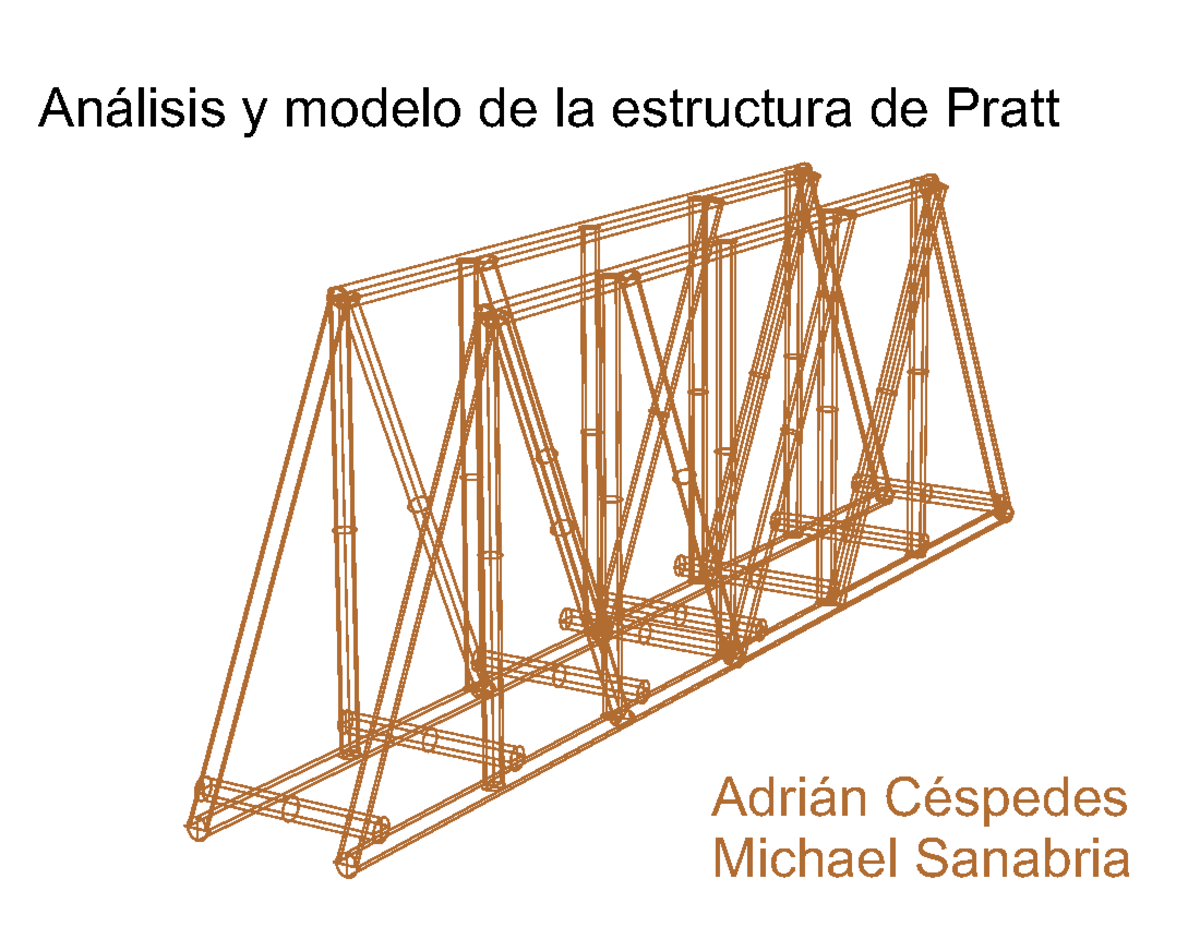 Scribd - apuntes teoricos - Análisis y modelo de la estructura de Pratt ...