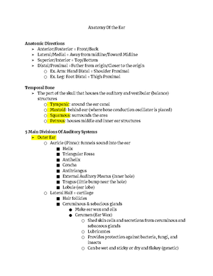SLPA 127 Notes 3 - Hearing Screening Principles Of Screening The ...