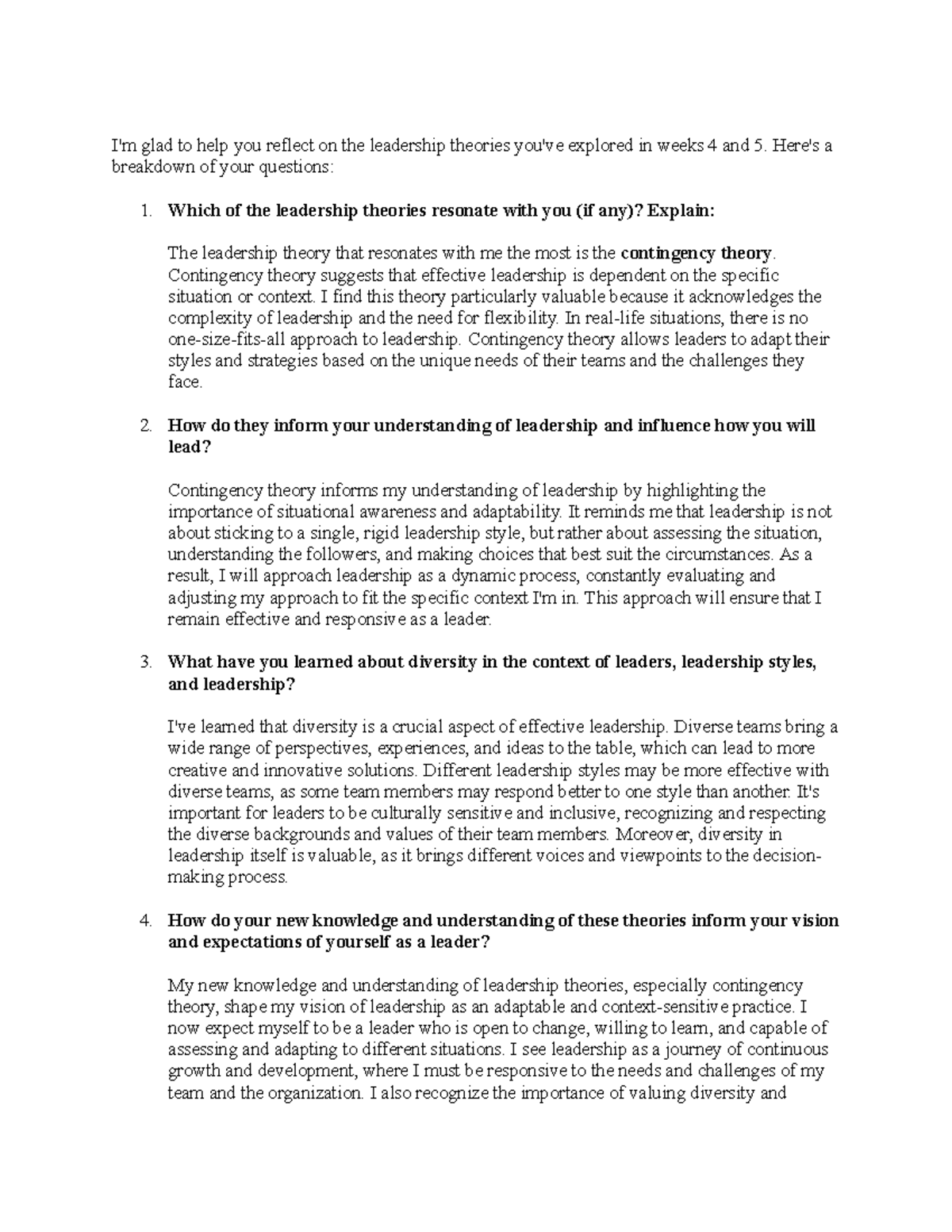 Reflection 2 - useful notes for project management - I'm glad to help ...