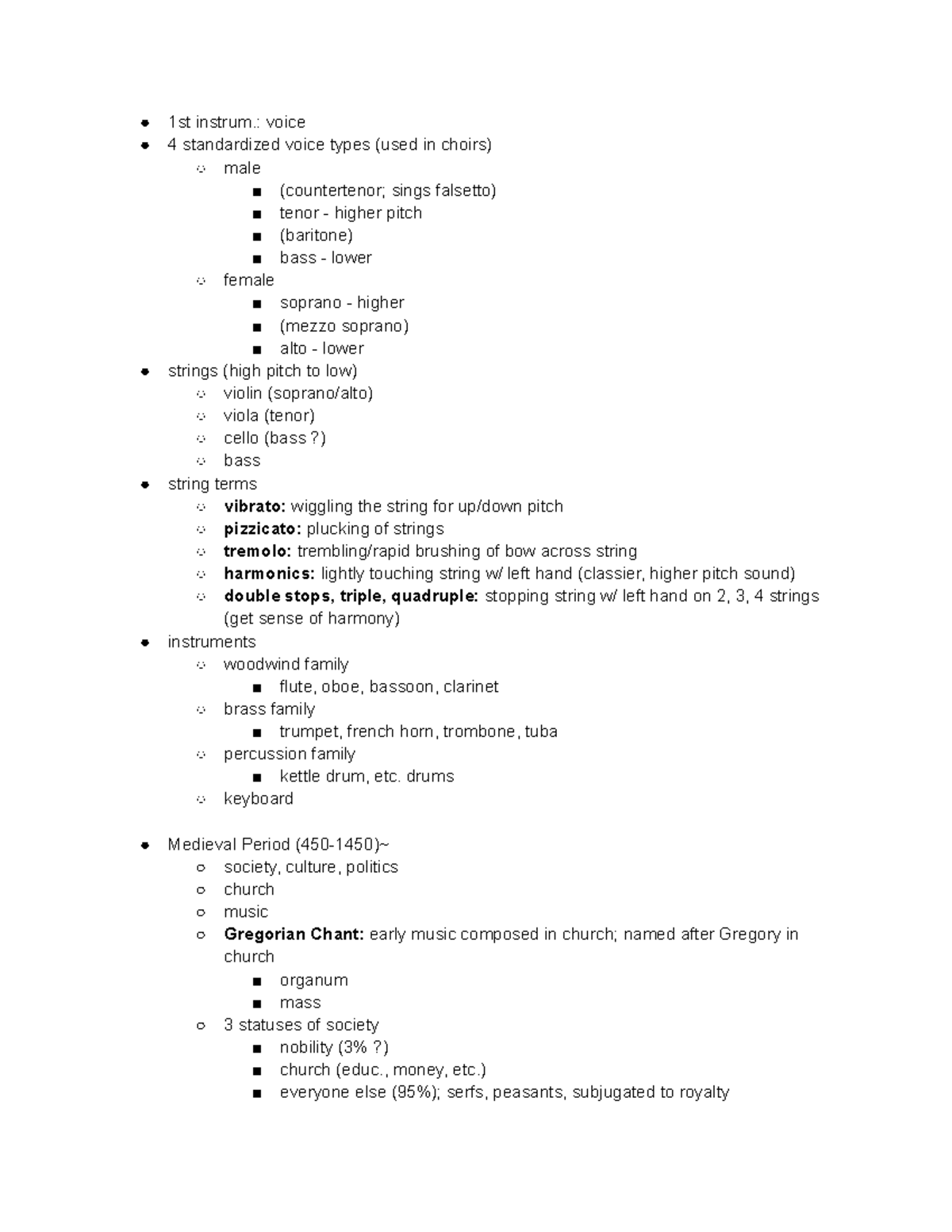 1 12 16 Lecture Notes 1 1st Instrum Voice 4 Standardized Voice