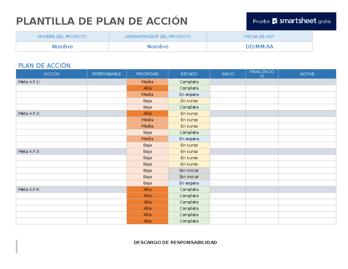 IC-Simple-Action-Plan-8595 WORD ES - PLANTILLA DE PLAN DE ACCIÓN NOMBRE DEL PROYECTO ...
