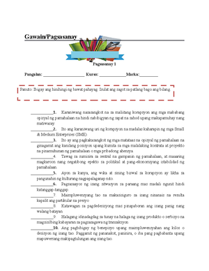 Grade 10 Module 2 Parabula SLM - Bumuo sa Pagsusulat ng Modyul ...