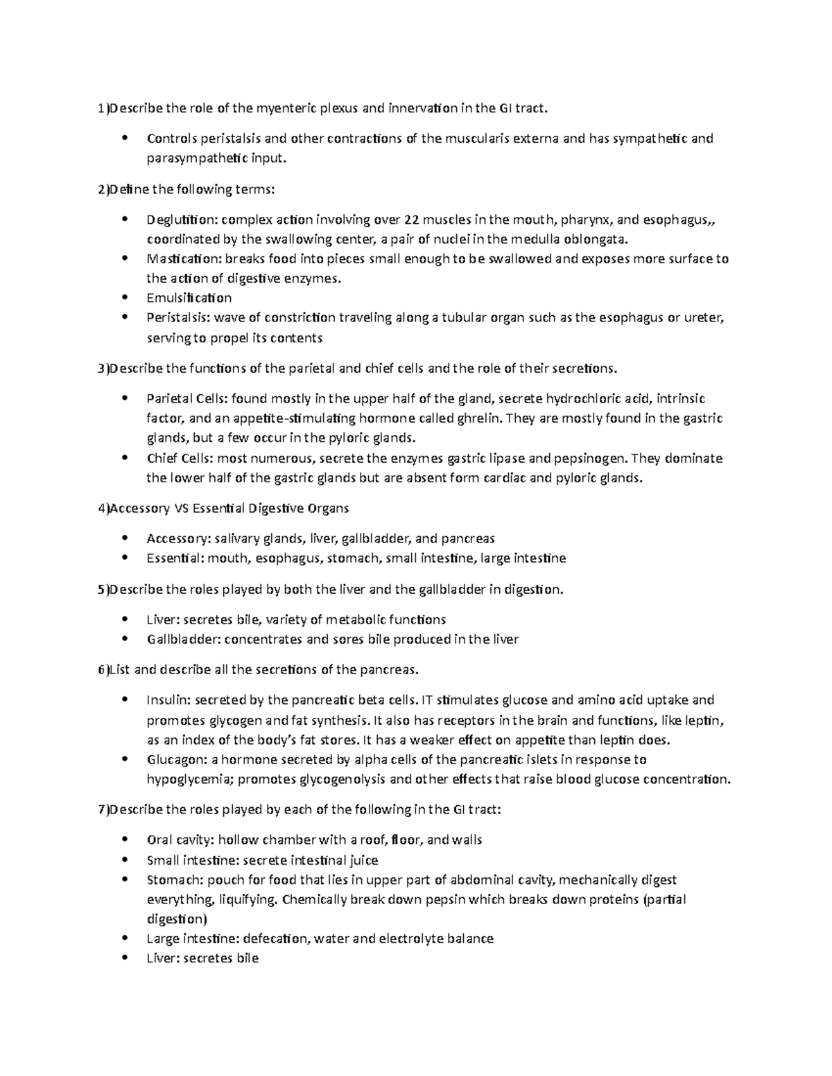 AP4-Exam1Concept Map - study guide - 1)Describe the role of the ...