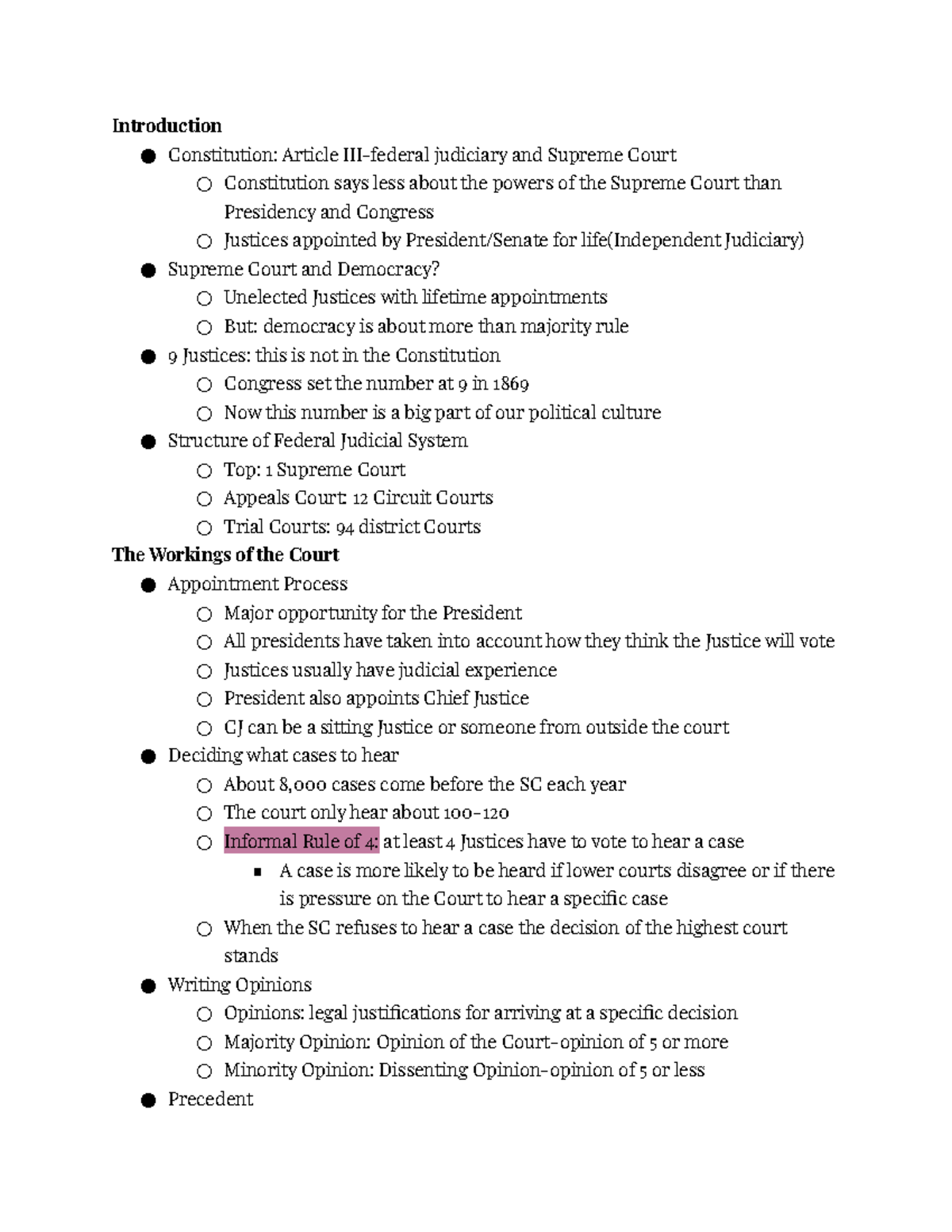 The Judicial Branch - Neil Kraus American Government and Politics ...