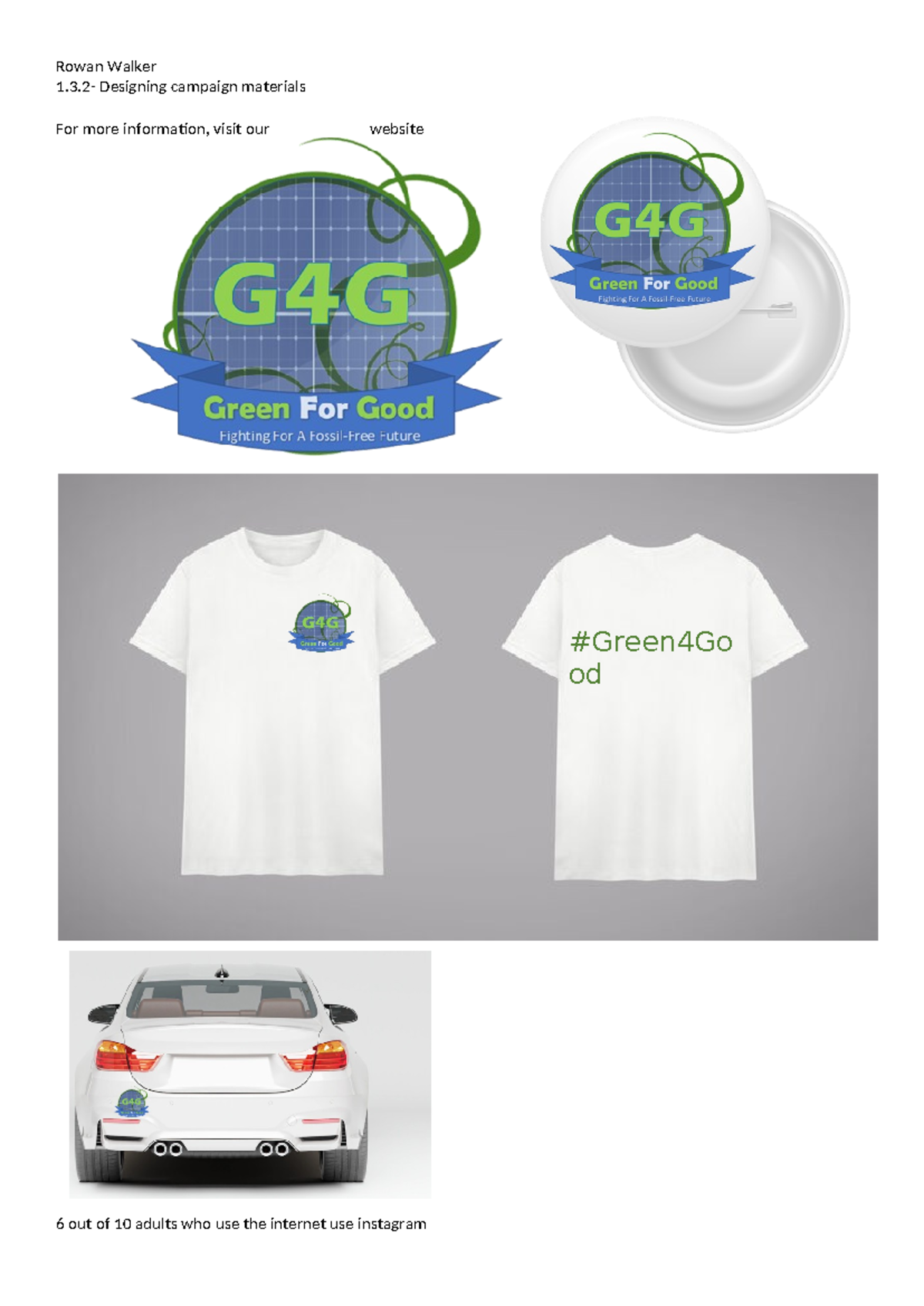 1.3.2- Campaigns for change example materials - Rowan Walker 1.3 ...