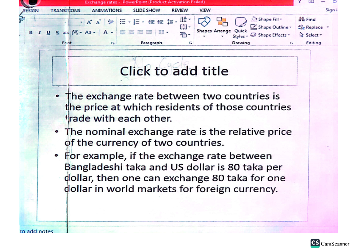 Exchange Rate - Its very important - Macroeconomics - Studocu