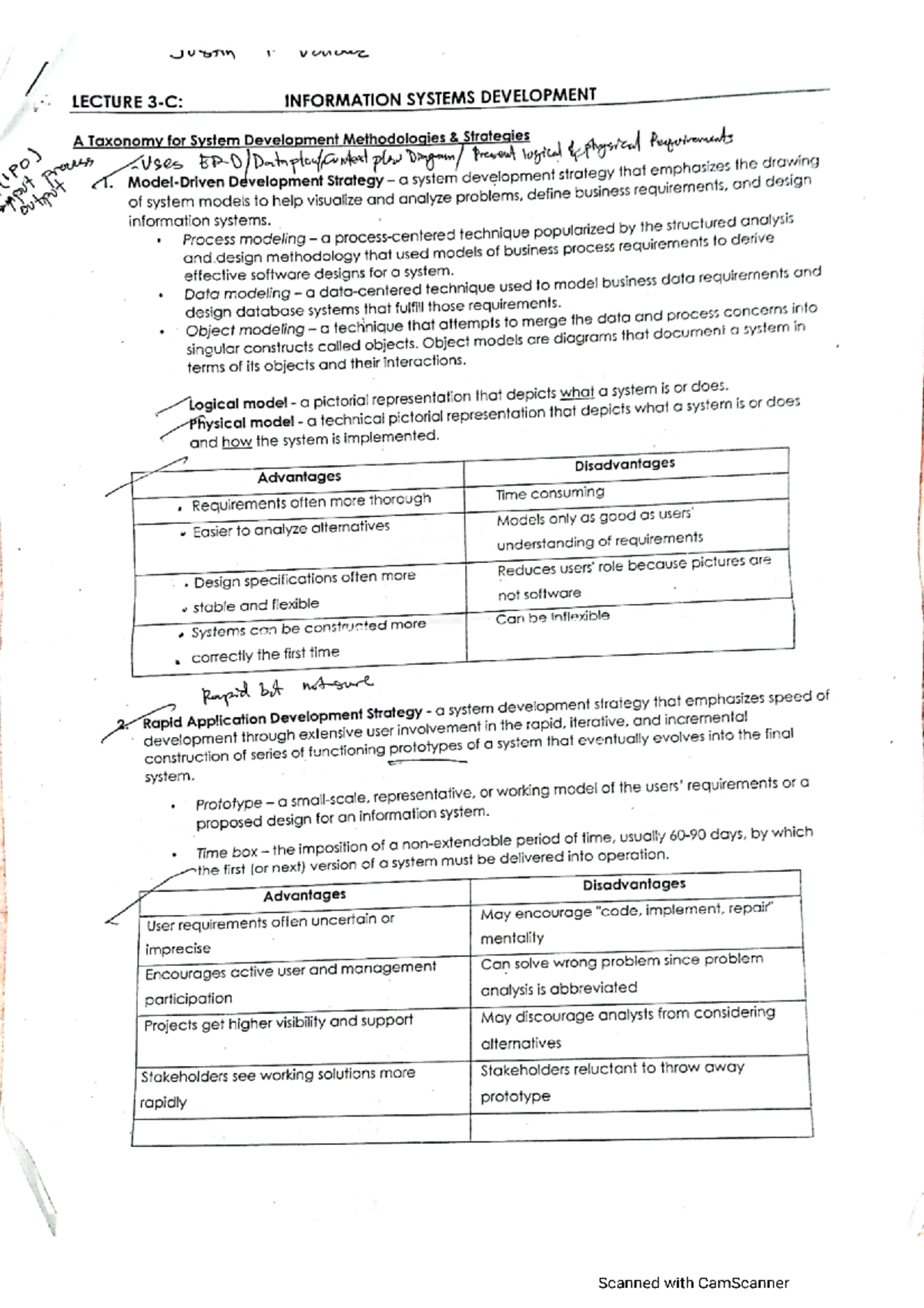 Information System Development - Bs information - Studocu