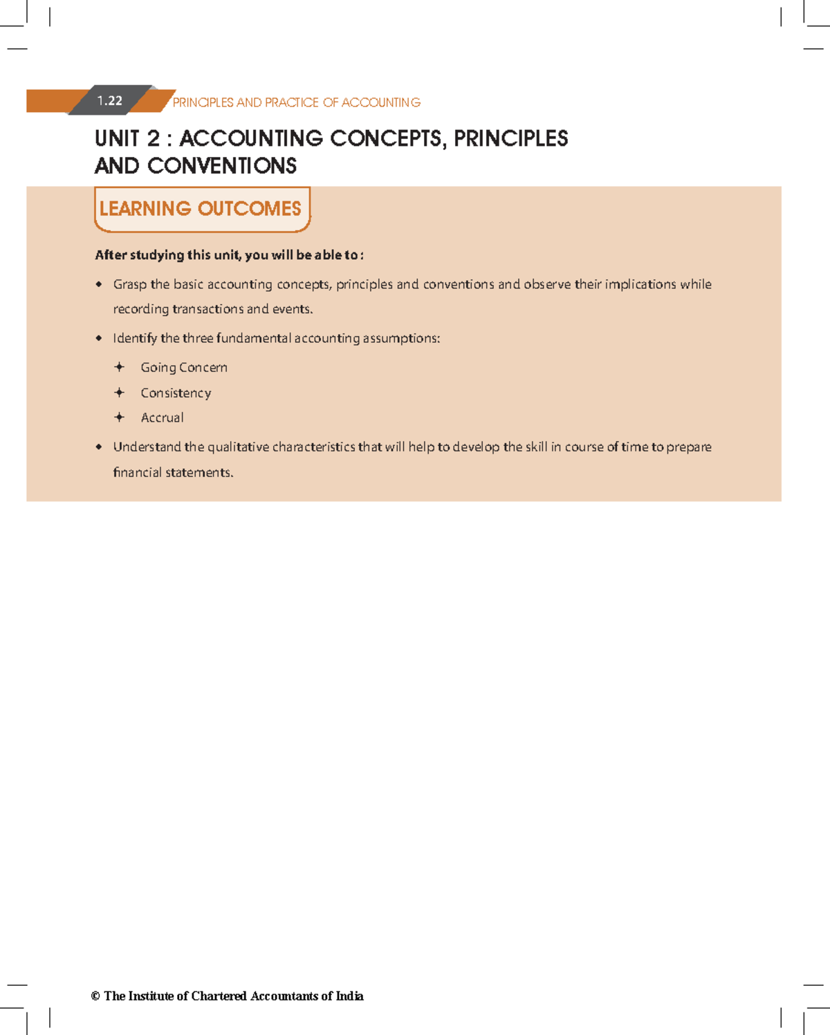 22 Principles AND Practice OF Accounting - 1 PRINCIPLES AND PRACTICE OF ...