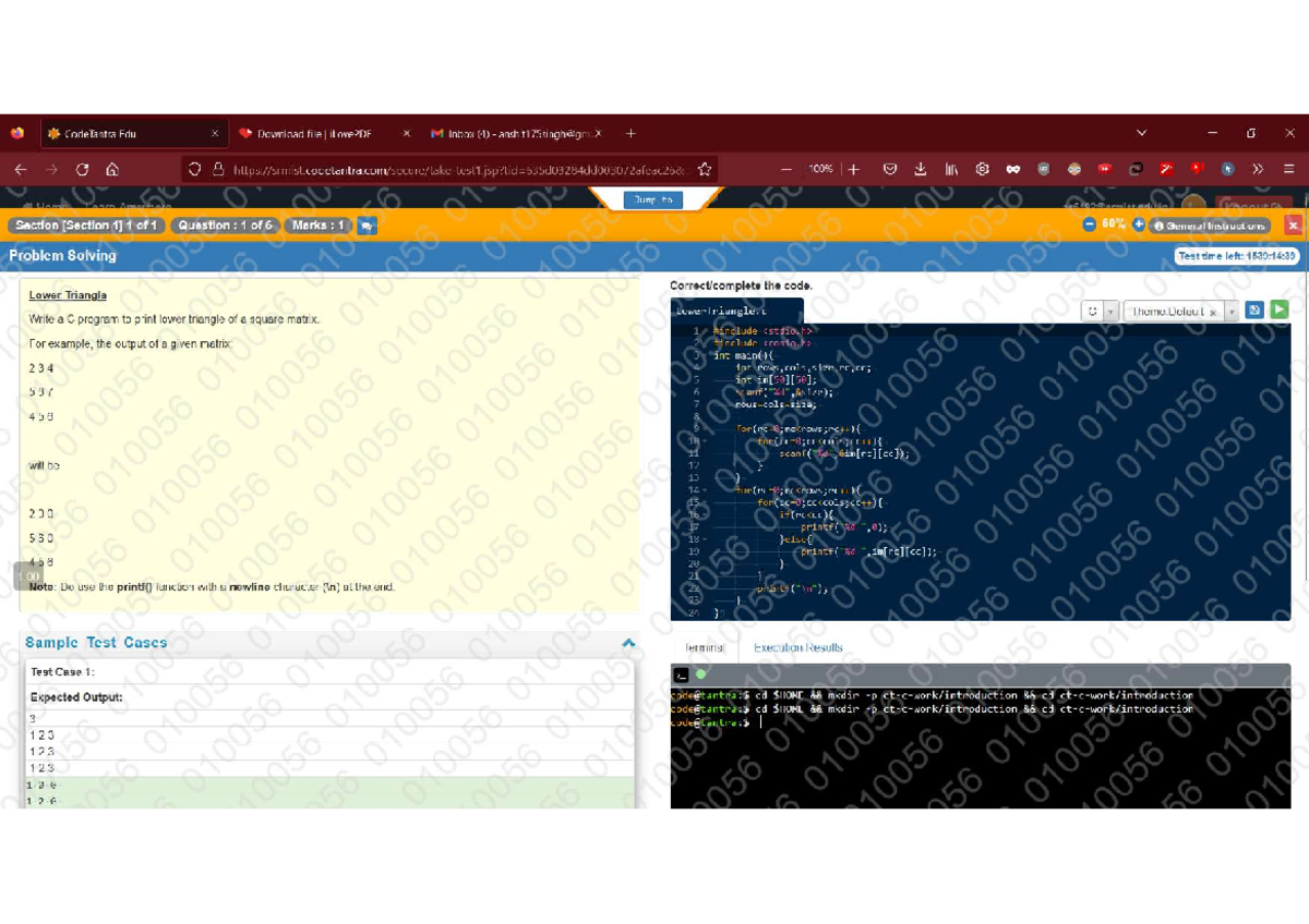 2-D arrays Easy 1,2,3,4,6 - V CodeTantra Edu Download file I iLovePDF x ...