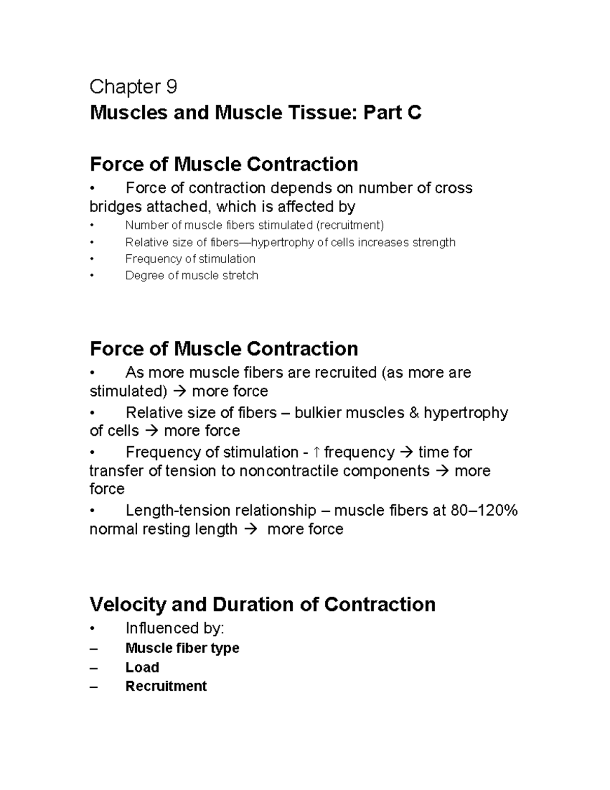 Ch 09 lecture presentation c-1 - Chapter 9 Muscles and Muscle Tissue ...