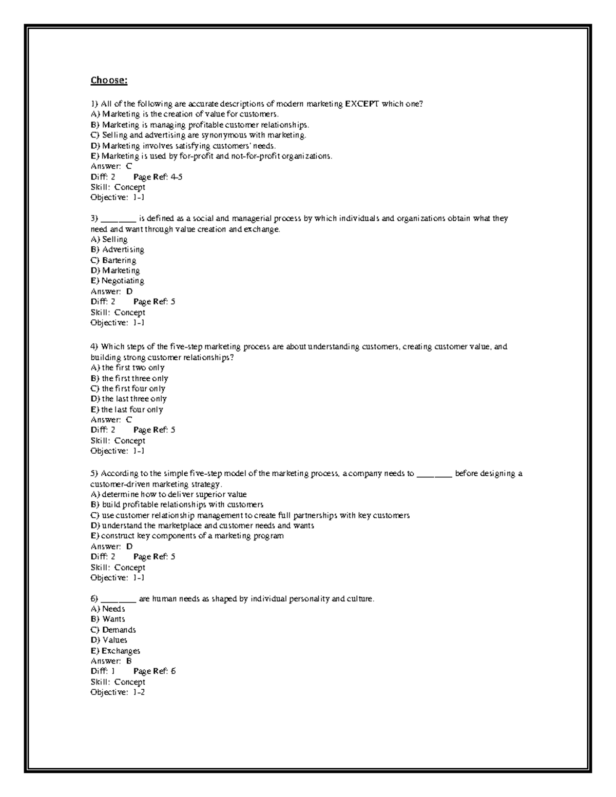 IM 1 - Mcq Questions and True and false - Choose: All of the following ...