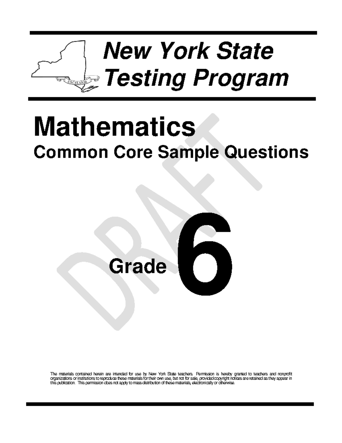 Math-grade-6 - FOR REFERENCE - The materials contained herein are ...