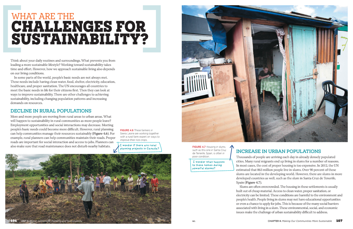 What are the challenges for sustainability? - Ceus 102 - Toronto Met ...