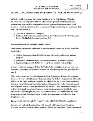 General-checklist - Thesis templates - De La Salle University Research ...