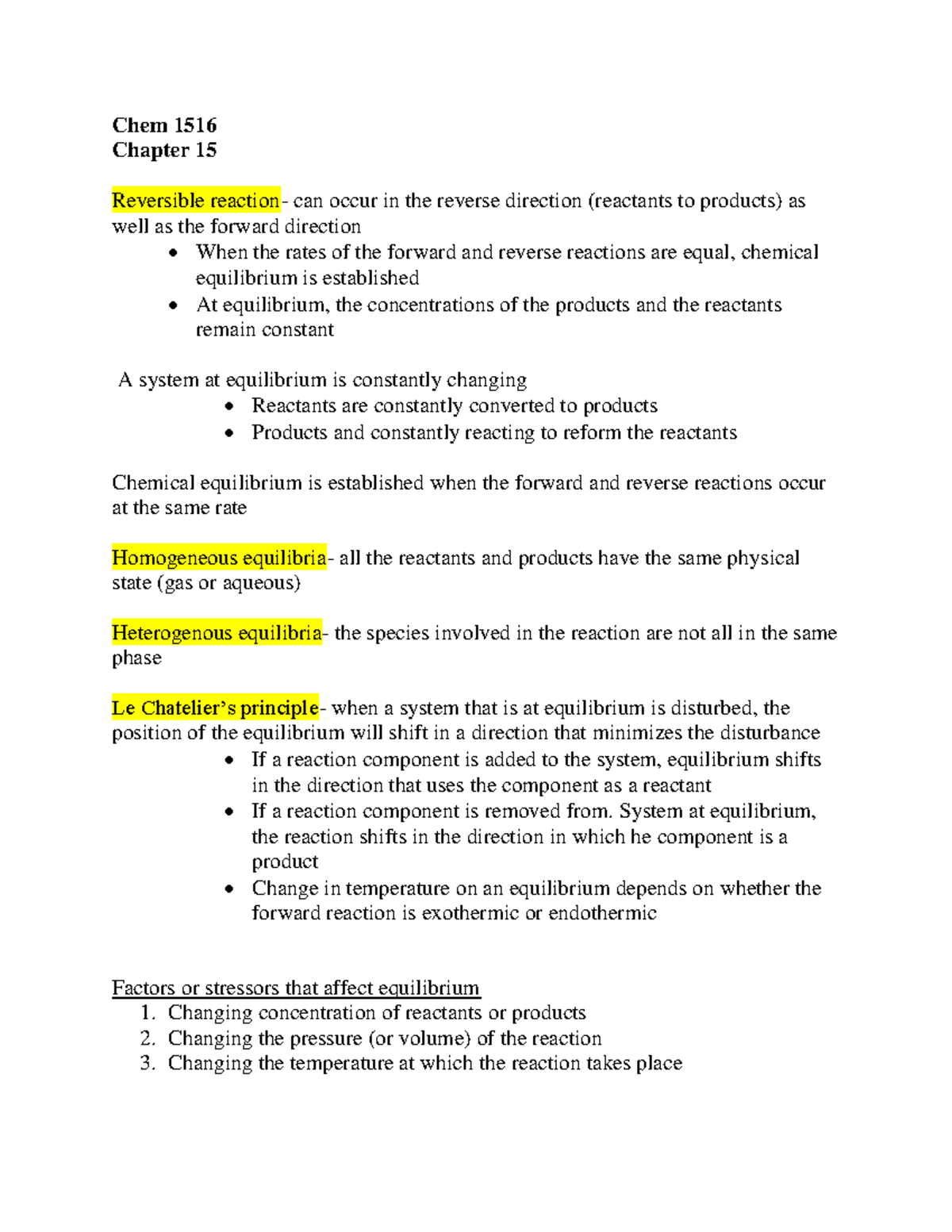 Chem 1516ch15 - Practice materials from chapter 15 of general chem 2 ...