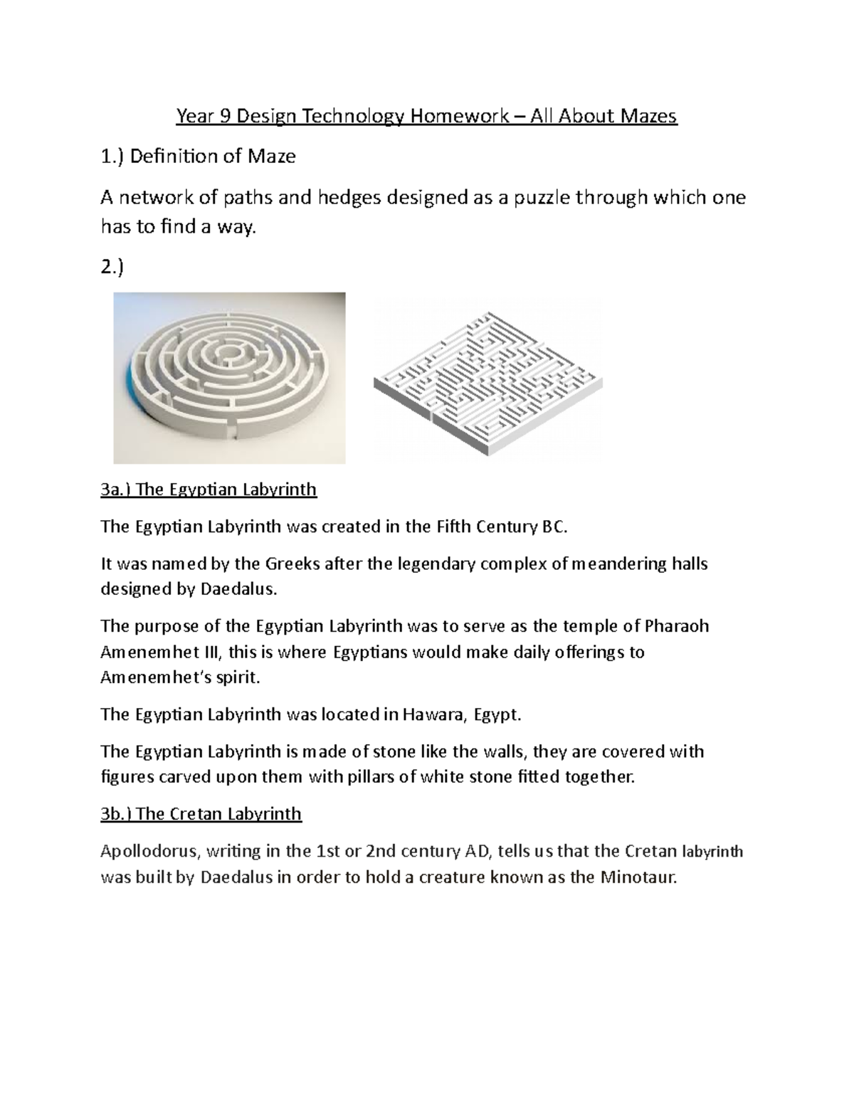 Document 1 dt hwwwww 1 - coursework - Year 9 Design Technology Homework ...