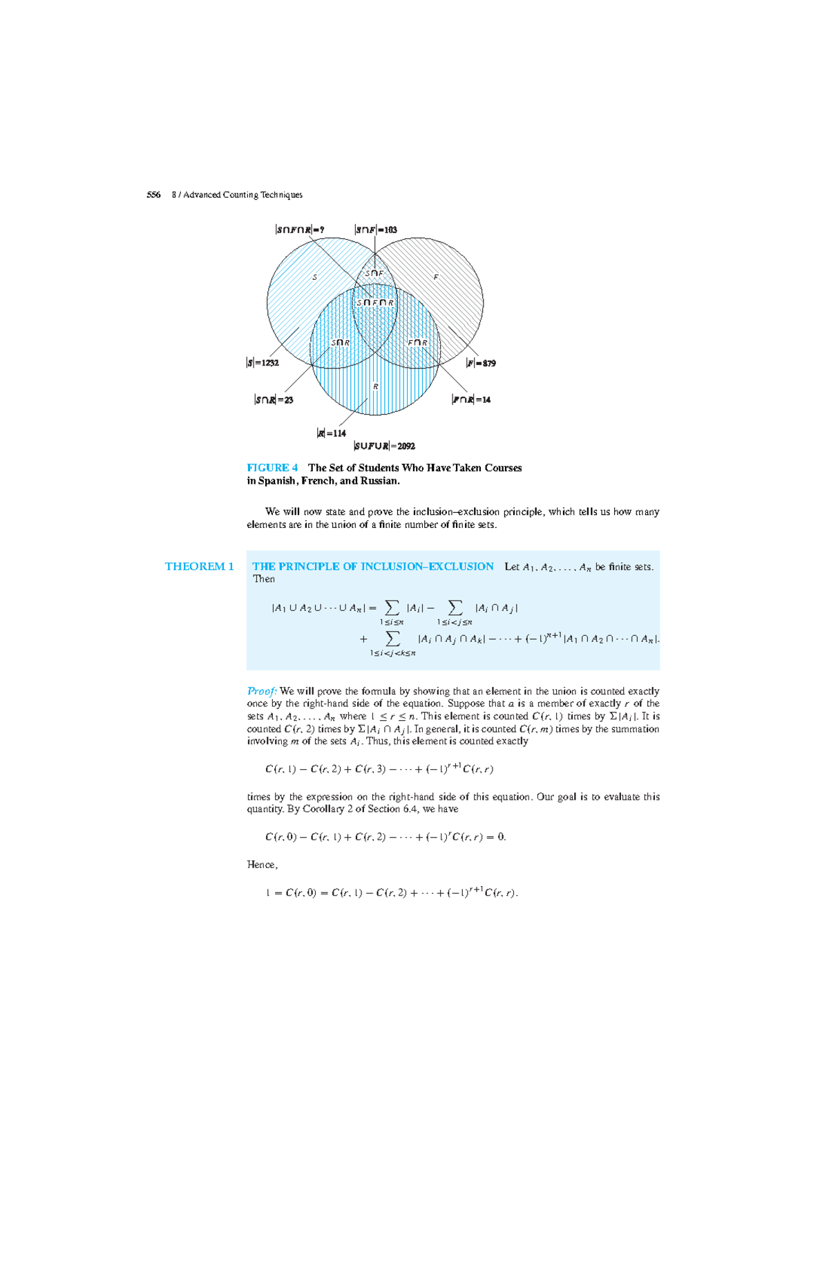 Discrete Mathematics and Its Applications-97 - 556 8 / Advanced Counting Techniques SS FF SS RR ...