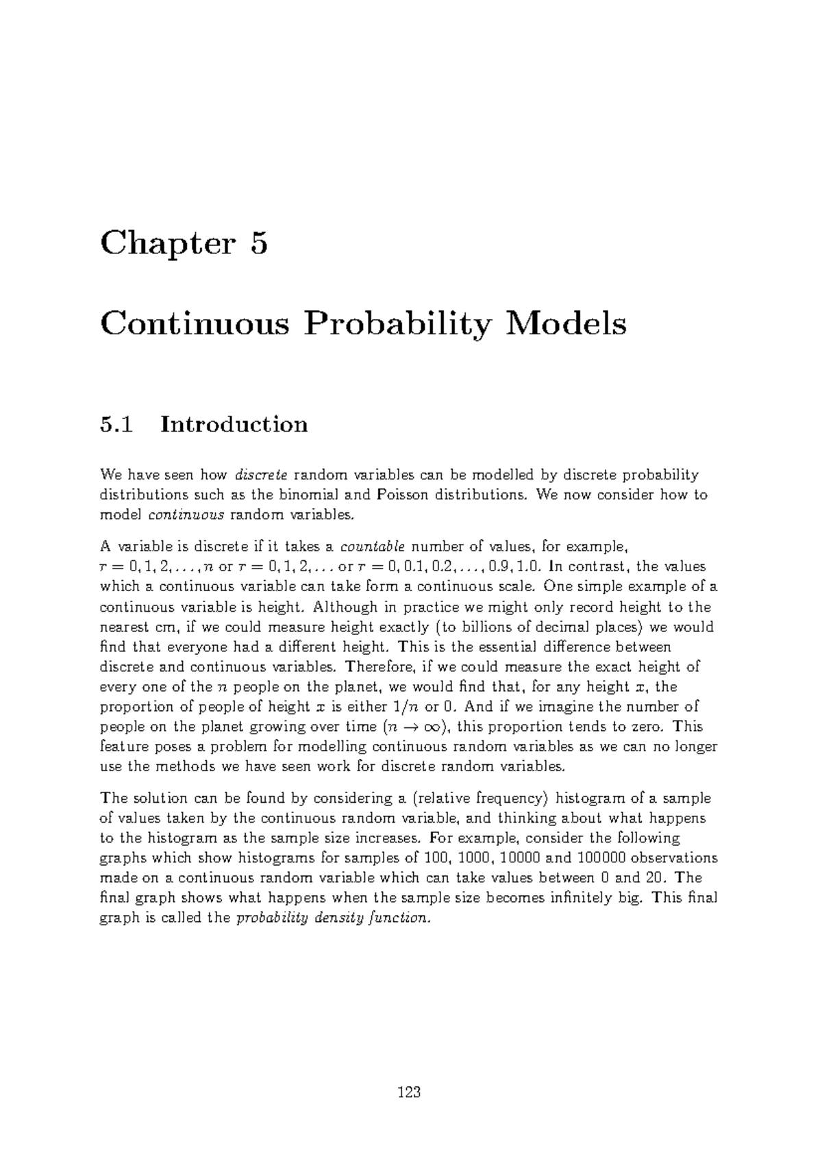 ACC1012 2017-2018 Lecture Notes - Chapter 5 Continuous Probability ...