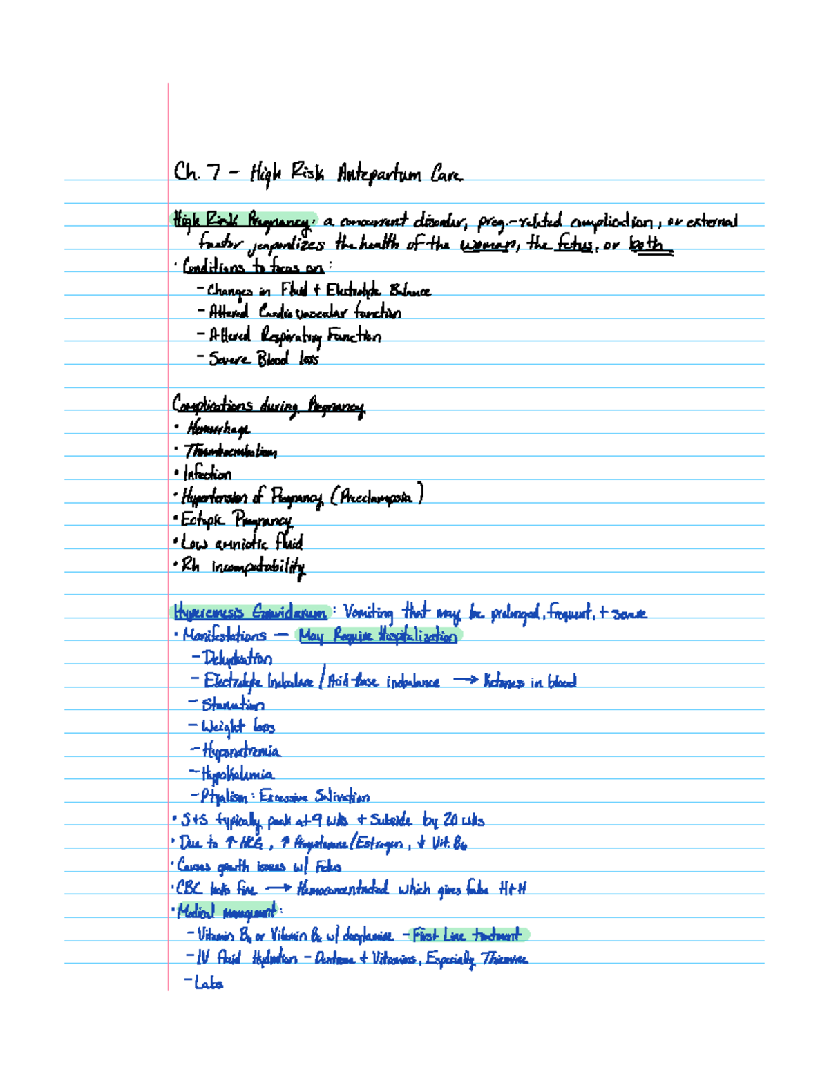 OB Exam 2 - Study Guide - Ch 7 High Risk AntepartumCare HighRisk ...