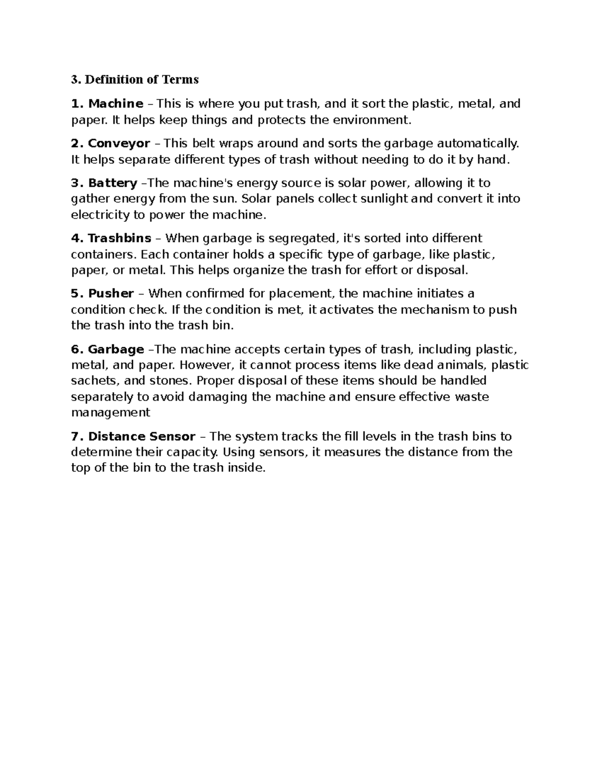 Document-11 - utut - 3. Definition of Terms 1. Machine – This is where ...