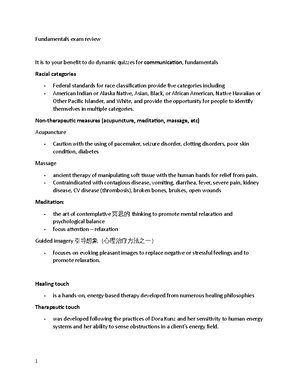 Final Exam OB - NUR 102 - Studocu