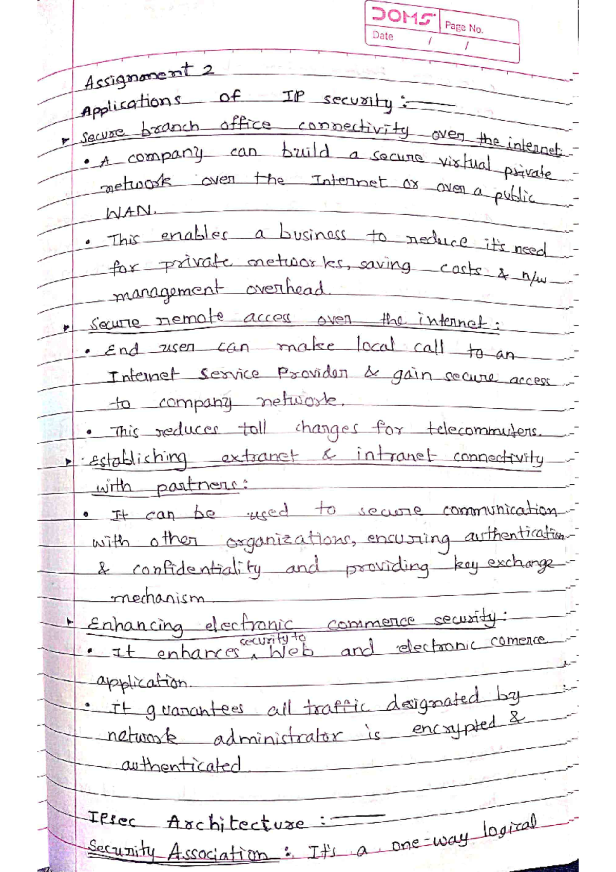 Network Security Assignment 2 - Telecommunication - Studocu