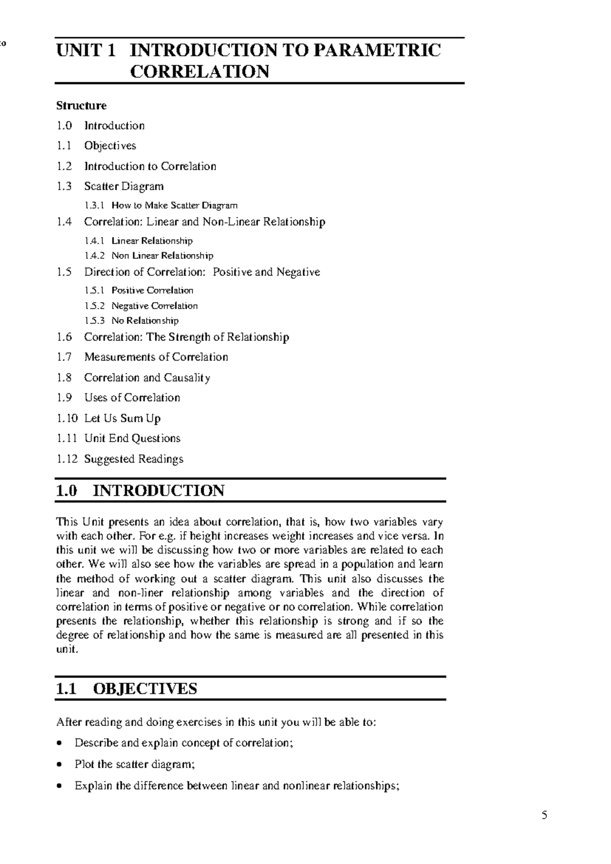 Unit-1 - Course material for Basis statistics in psychology sem 2 ...