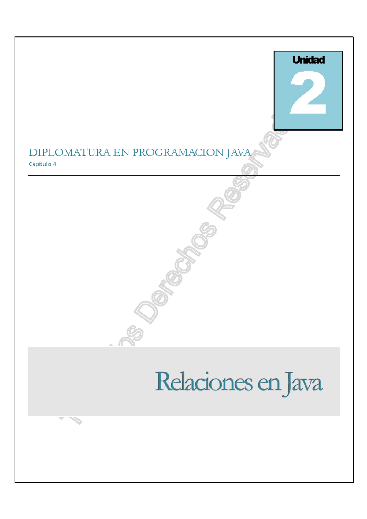 Unidad 02- CapÍtulo 04 - Unidad 2 DIPLOMATURA EN PROGRAMACION JAVA ...