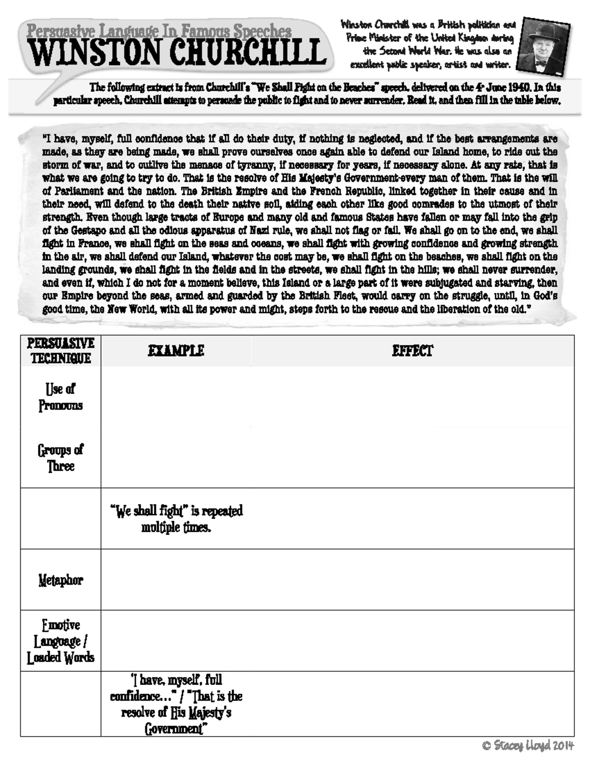 Churchill Speech - HIST 1010 - Studocu