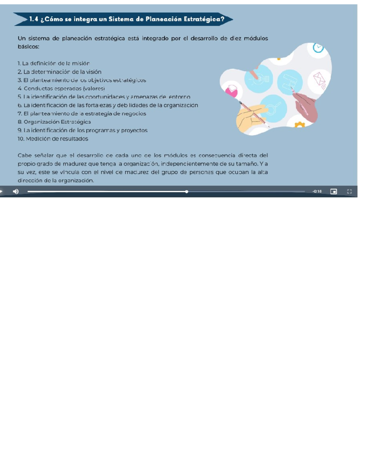 Curso 2 - dsfsdfsd - 1 se integra un Sistema de Planeacion Estratégica ...