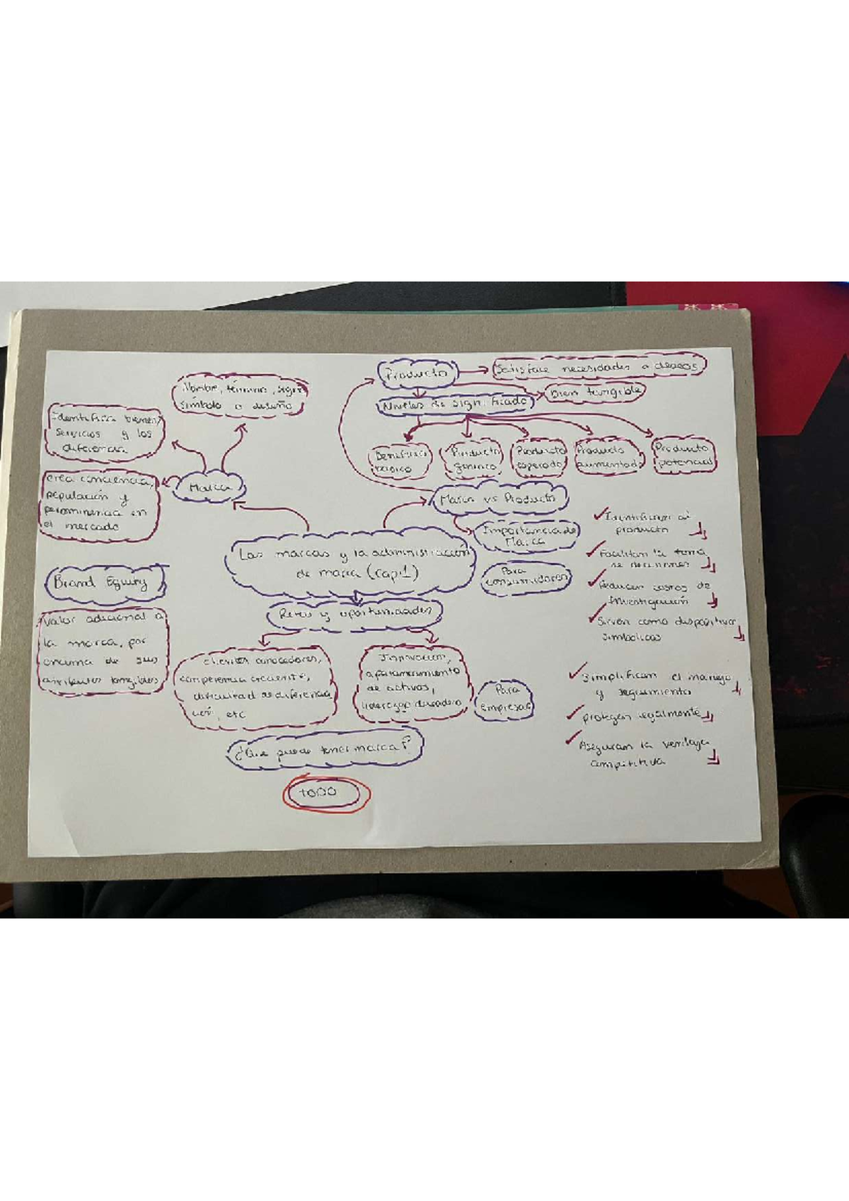 MAPA MENTAL CAP 1 - Producto Satisface necesidades a alsoos Nombre ...