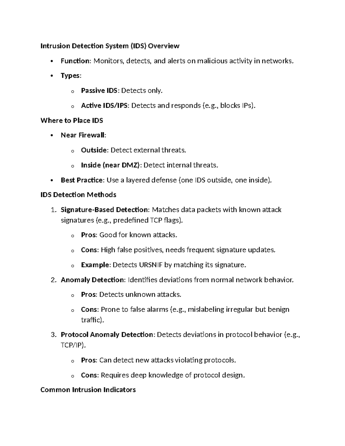 Chapter 12 - ceh 12 - Intrusion Detection System (IDS) Overview ...