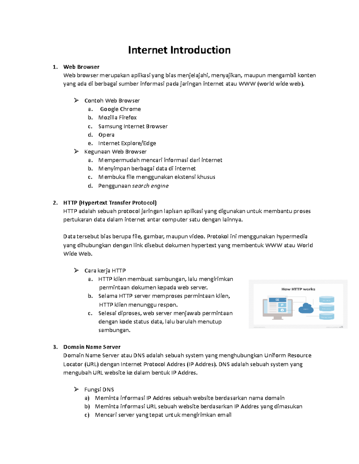 Internet Introduction - Internet Introduction Web Browser Web browser merupakan aplikasi yang ...