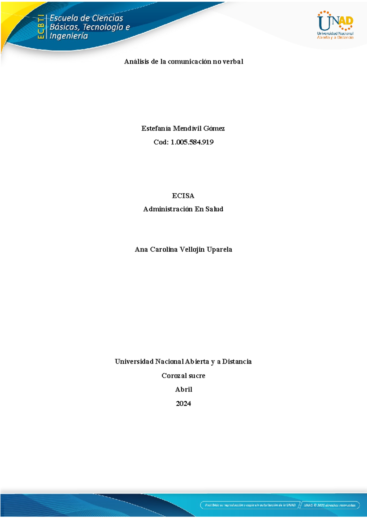 Reseña Cardenas juan 389 - Análisis de la comunicación no verbal ...