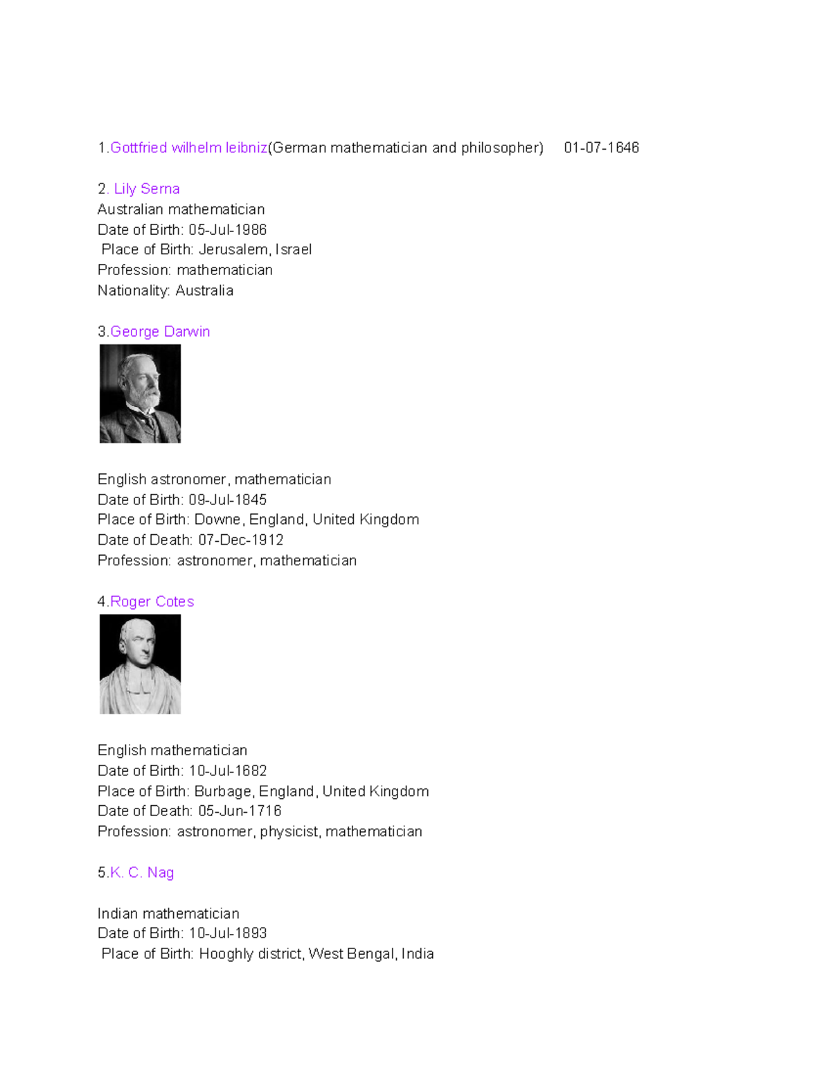 mathematician's birthday on july - 1. Gottfried wilhelm leibniz (German ...