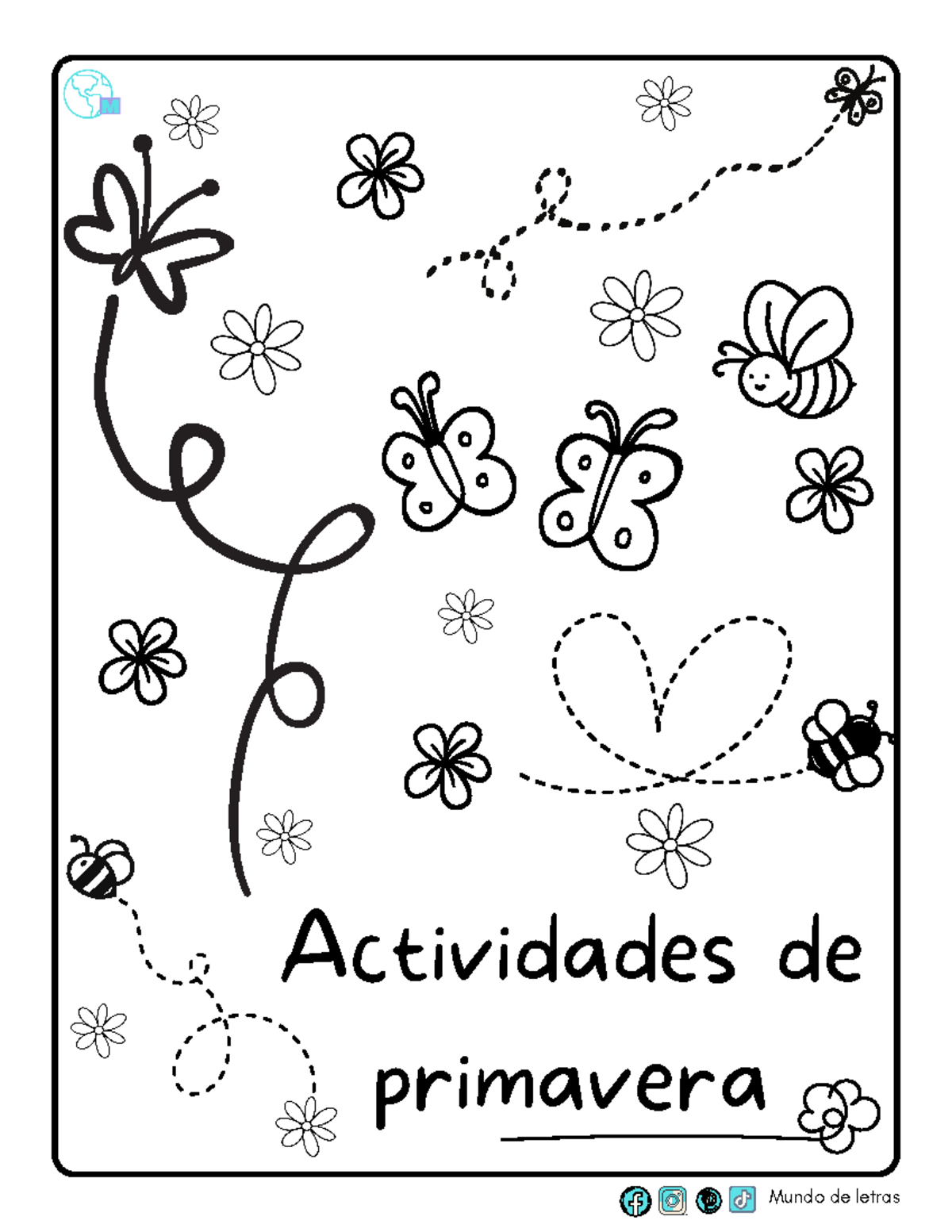 Actividades de primavera - Actividades de primavera Cuenta cada figura ...