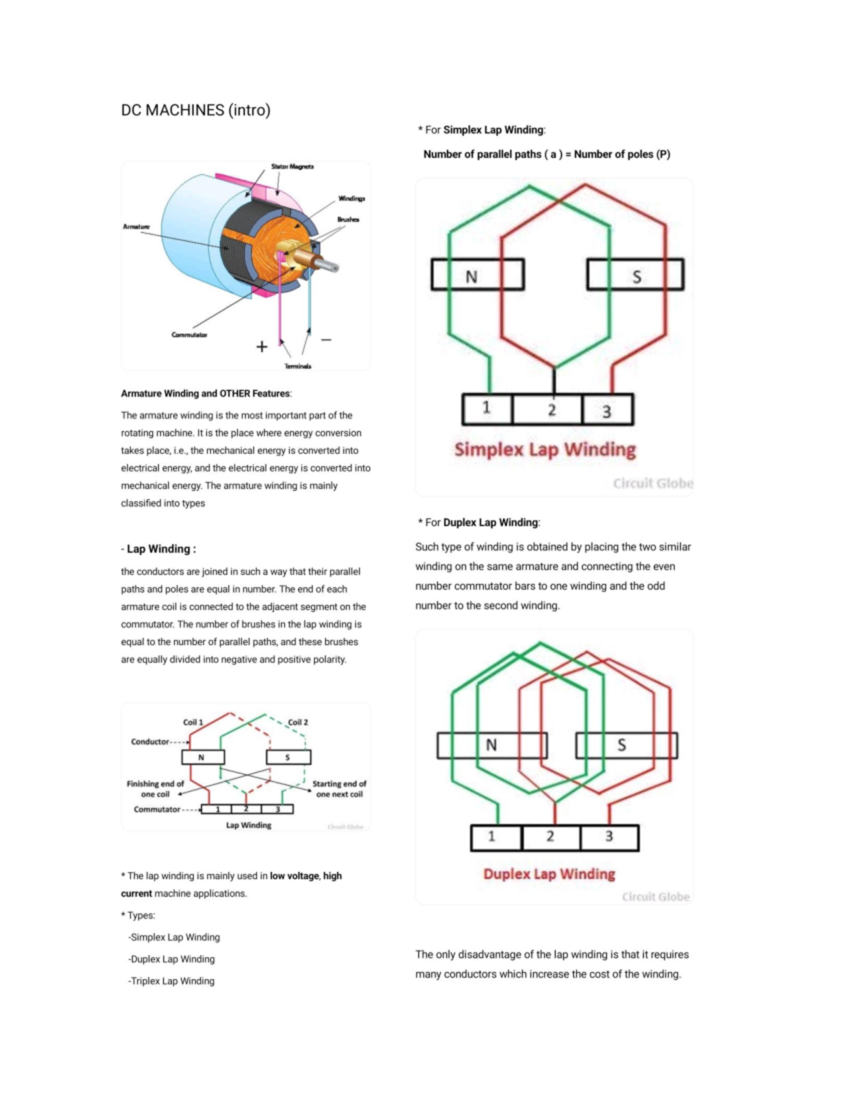 DC Machines Intro - Bachelor of Science in Electrical Engineering - Studocu