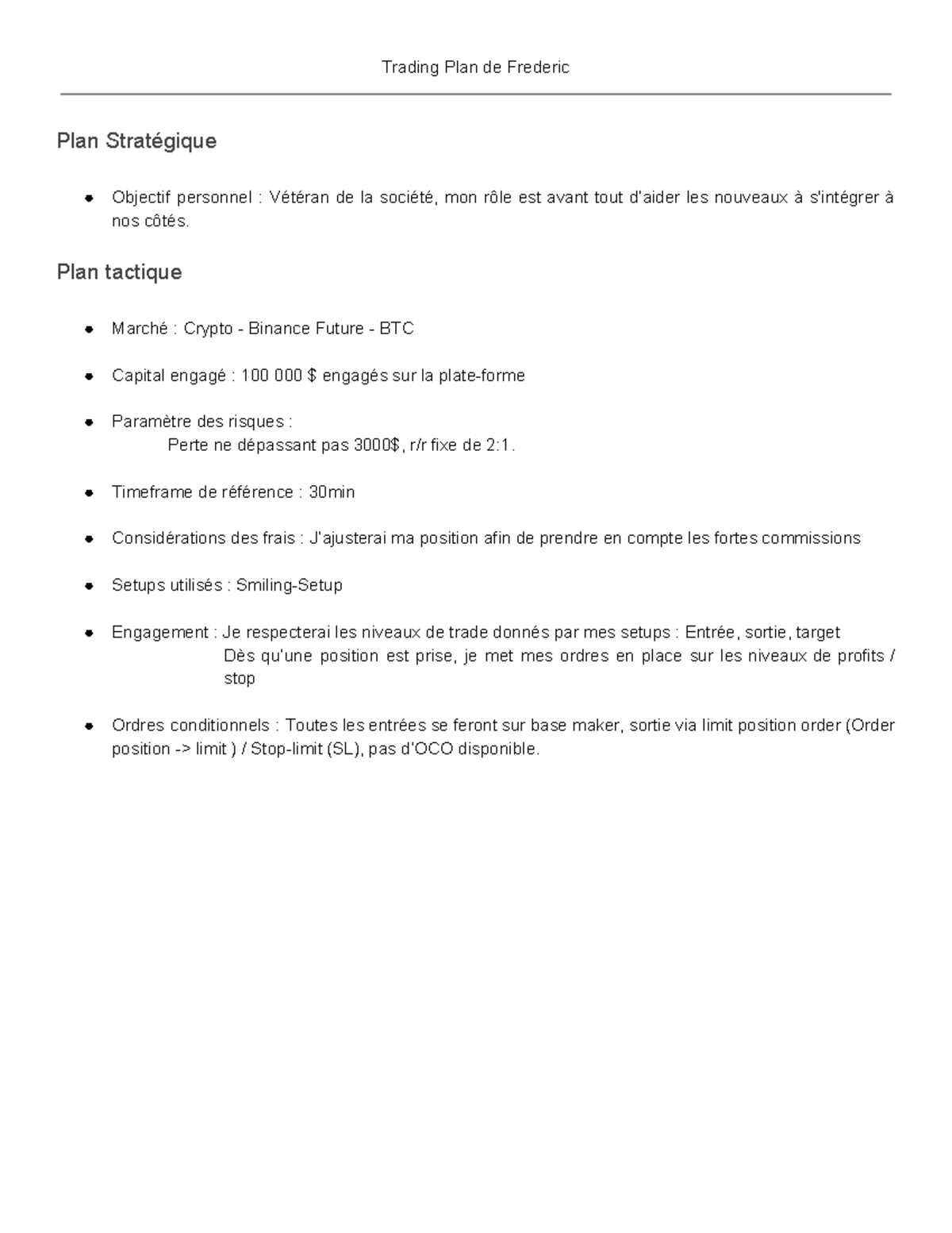 Trading plan Frederic - cours Sciences économiques et sociales ...