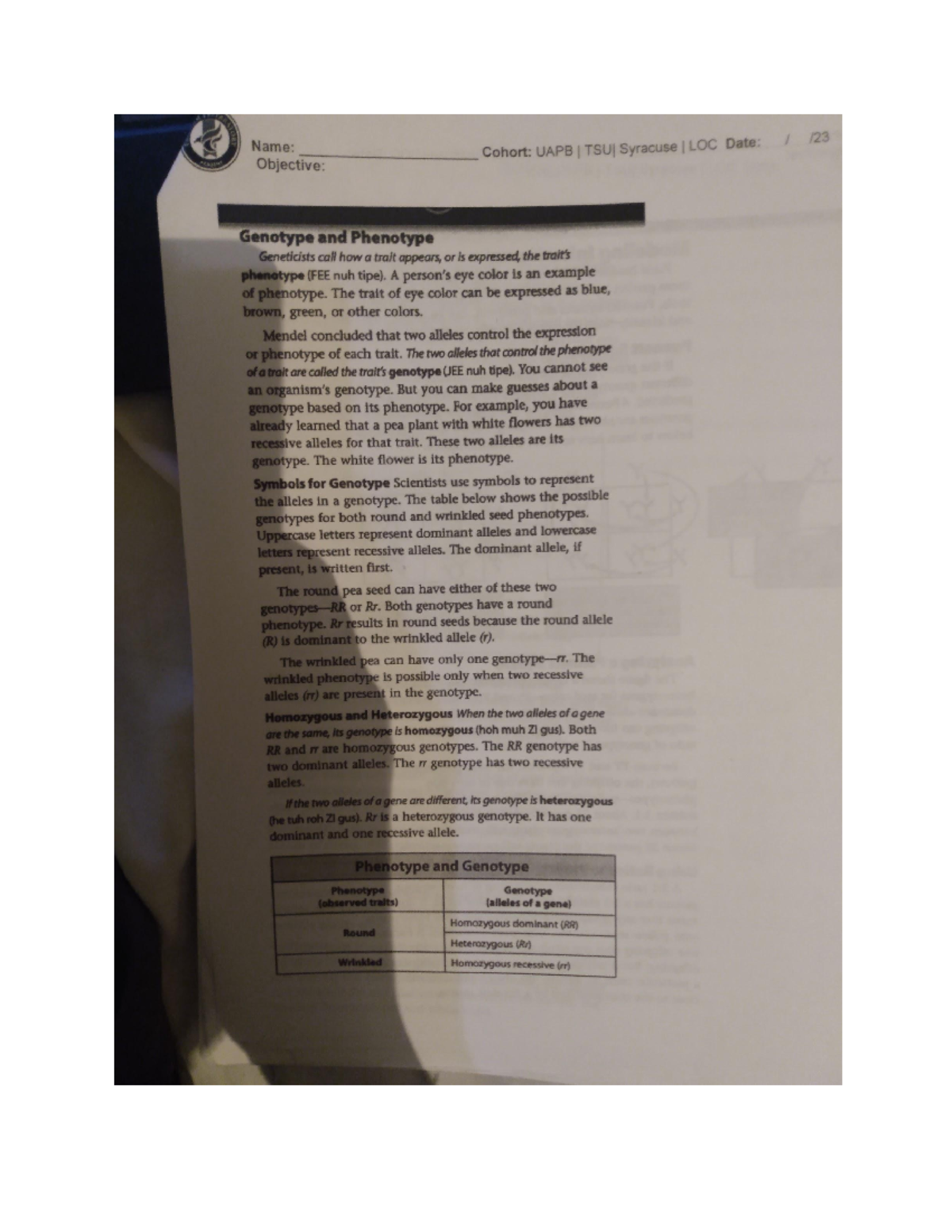 Bio notes and tutorial - BIO4100 - Studocu