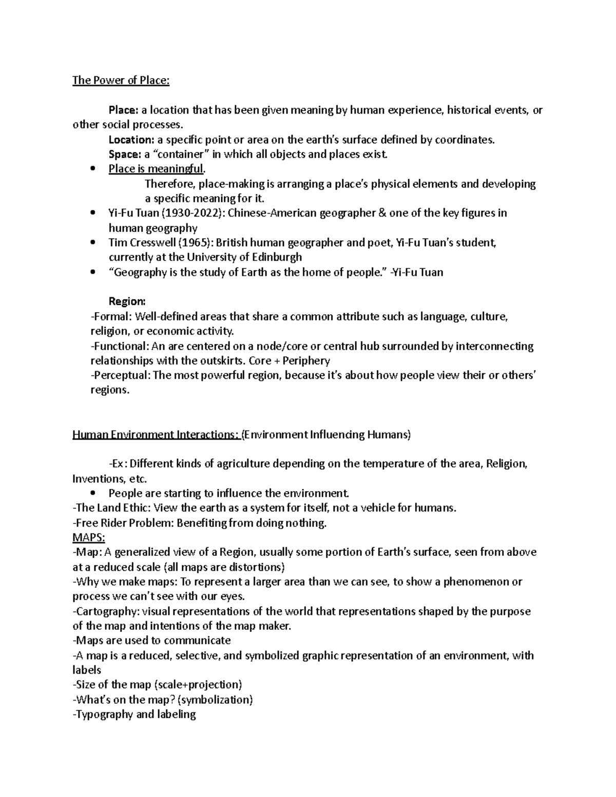 ISS Notes - ,bkhvikjhjlnkjll kpjo'hi;gulfkj - The Power of Place: Place ...