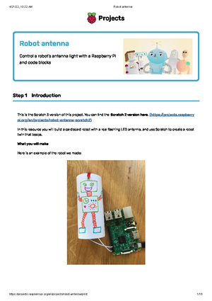 CAIE 4 Project 2 - A wire loop game - Projects A wire loop game Make a ...