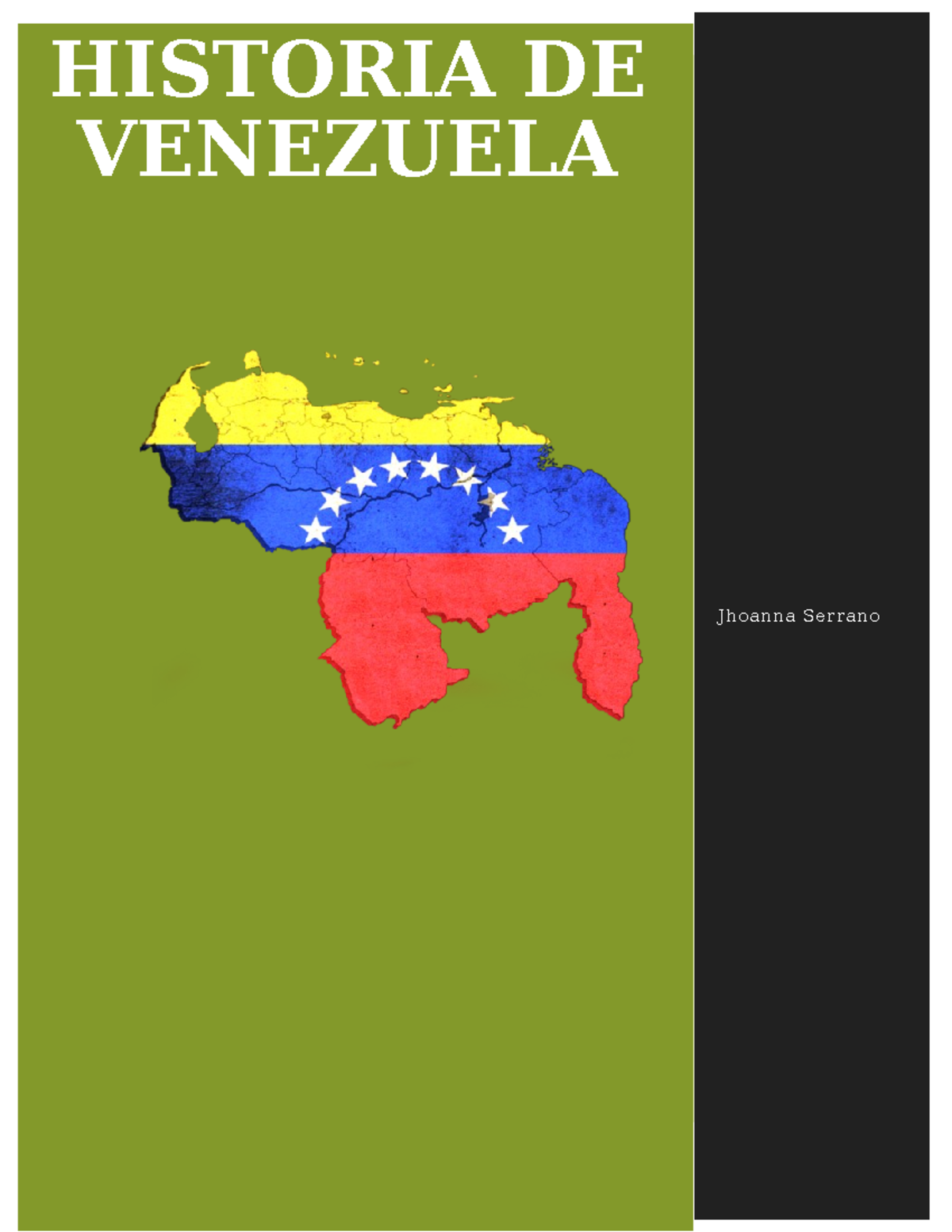 HISTORIA DE VENEZUELA - HISTORIA DE VENEZUELA Jhoanna Serrano martes ...