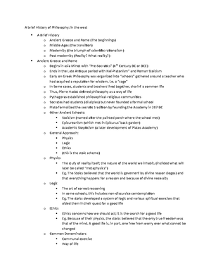 Greek Materialism Philosophy - Greek Materialism Materialism is the ...