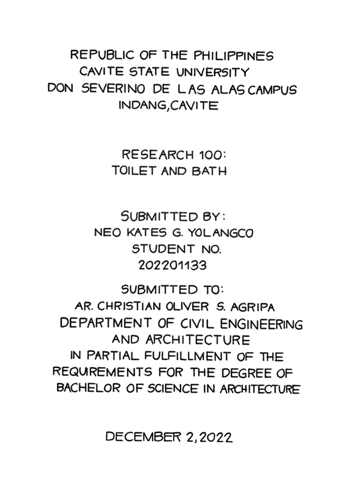 plate for archi design - BS Architecture - Studocu