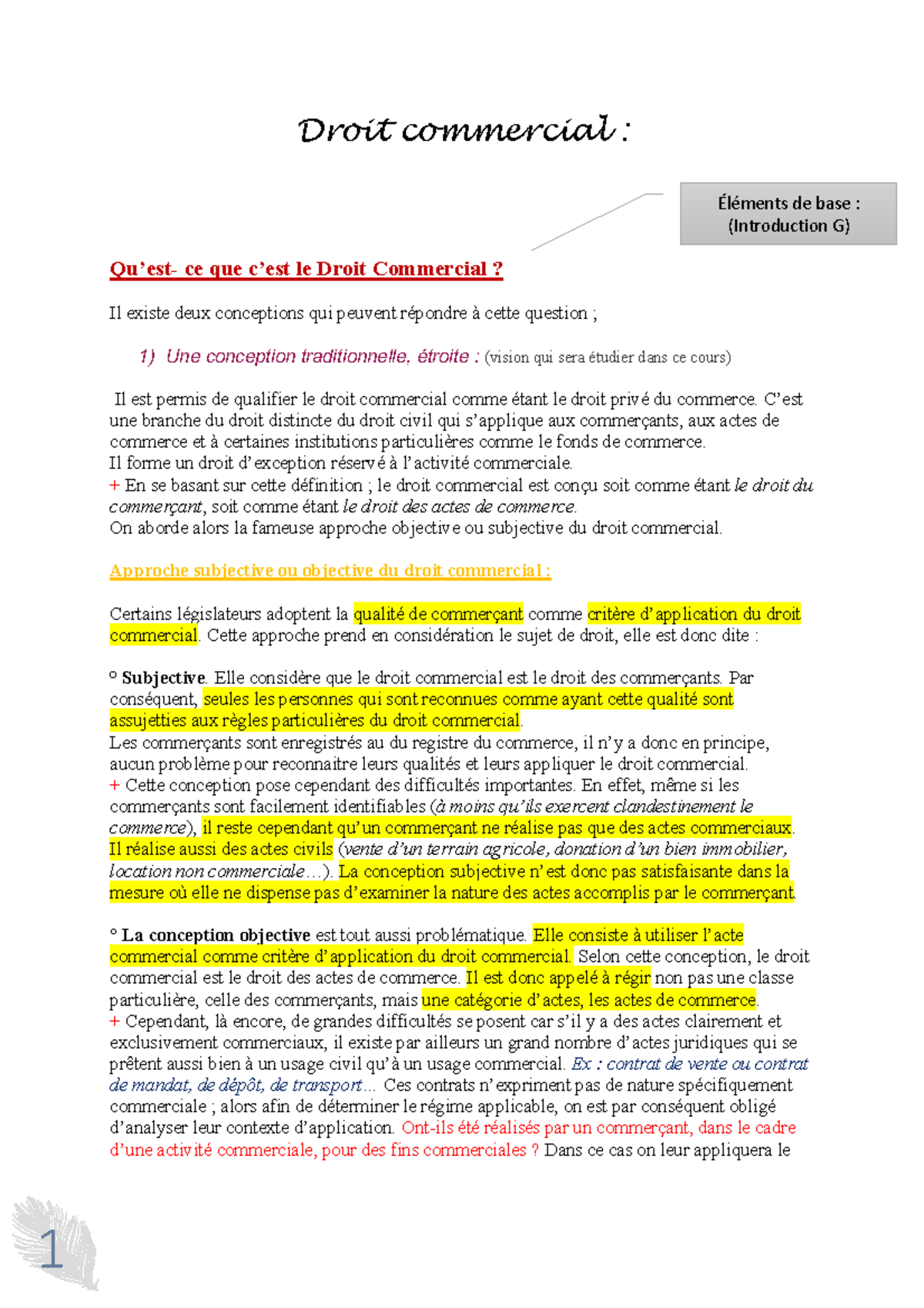 Droit Commercial Notes Warning Tt Undefined Function 32 Warning Tt Undefined Function 32