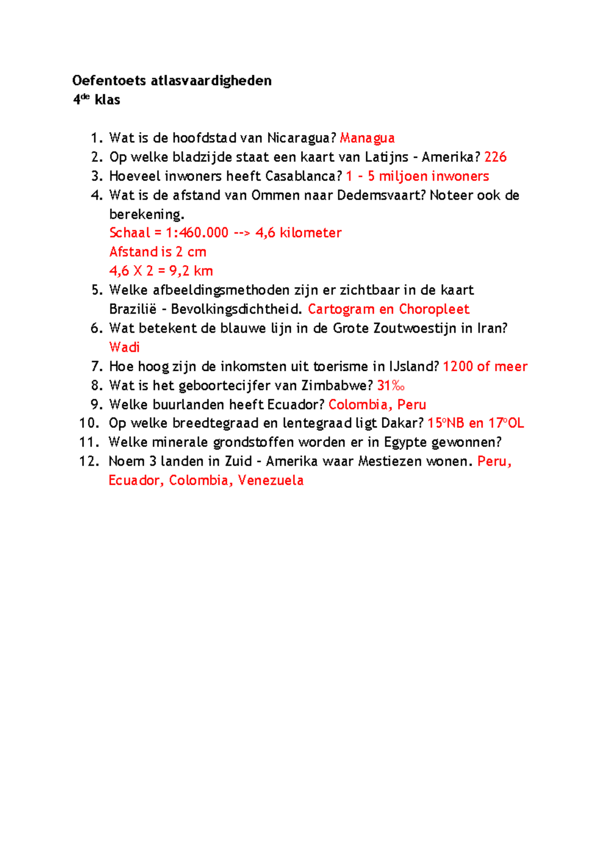 Oefentoets atlas antwoorden(II) - Oefentoets atlasvaardigheden 4 de ...